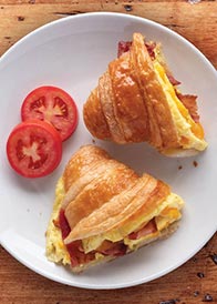 Breakfast Croissant Sandwich