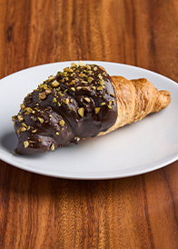 Pistachio Dipped Croissant